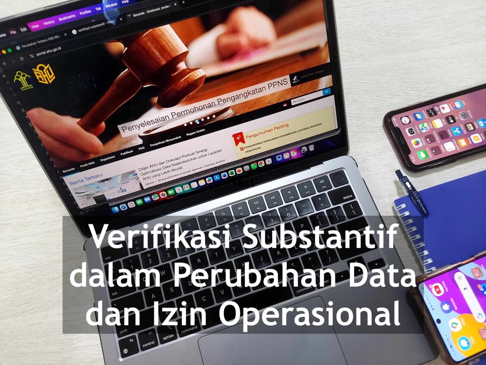 AHU Online: Verifikasi Substantif Perubahan Data dan Izin Operasi - PT ...